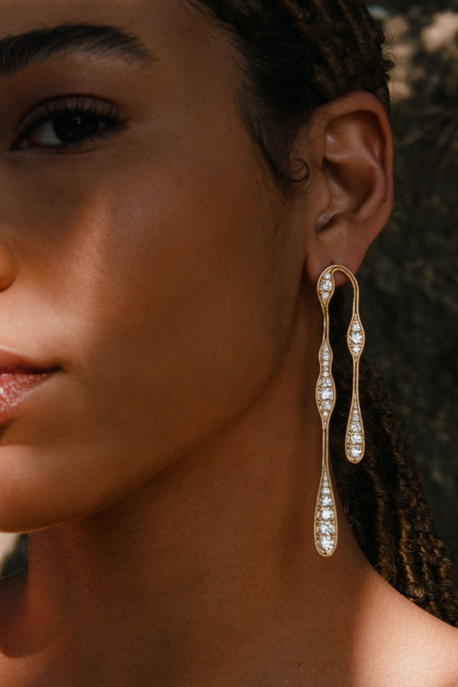 Fluid Diamonds Doubled Earrings – Fernando Jorge