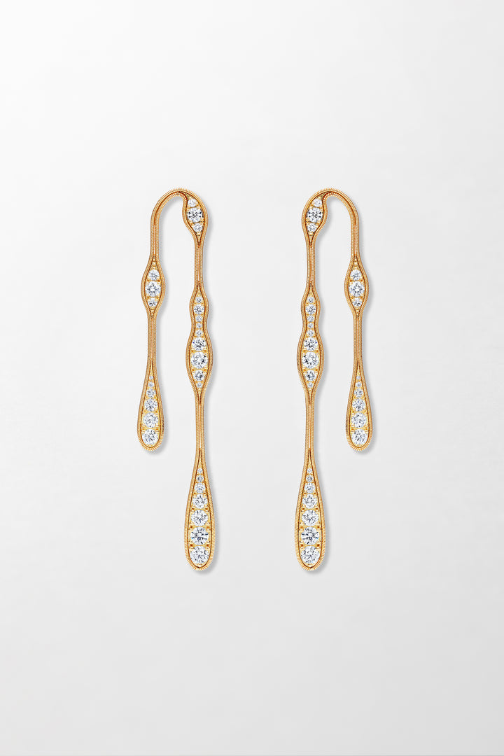 Fluid Diamonds Doubled Earrings – Fernando Jorge